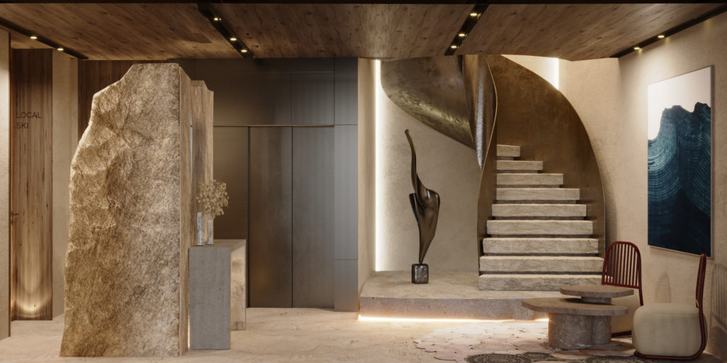 Chalet luxe Verbier - Hi Render